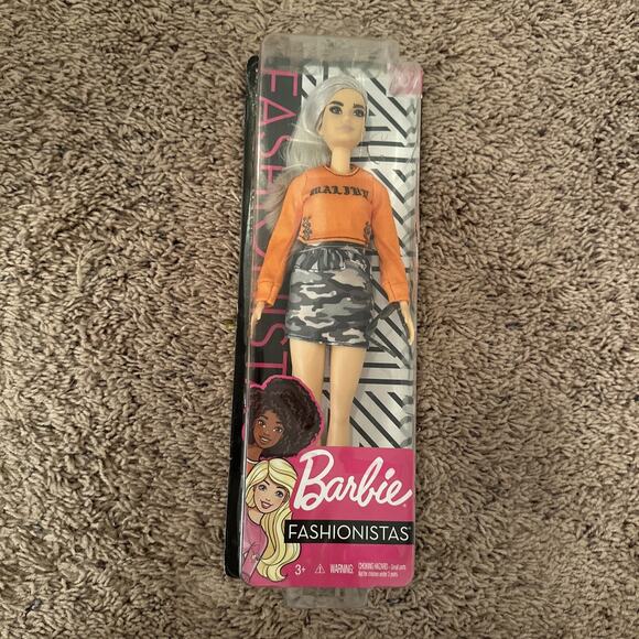 Mattel | Toys | 28 Barbie Fashionistas 107 Side Shave In Orange Malibu ...